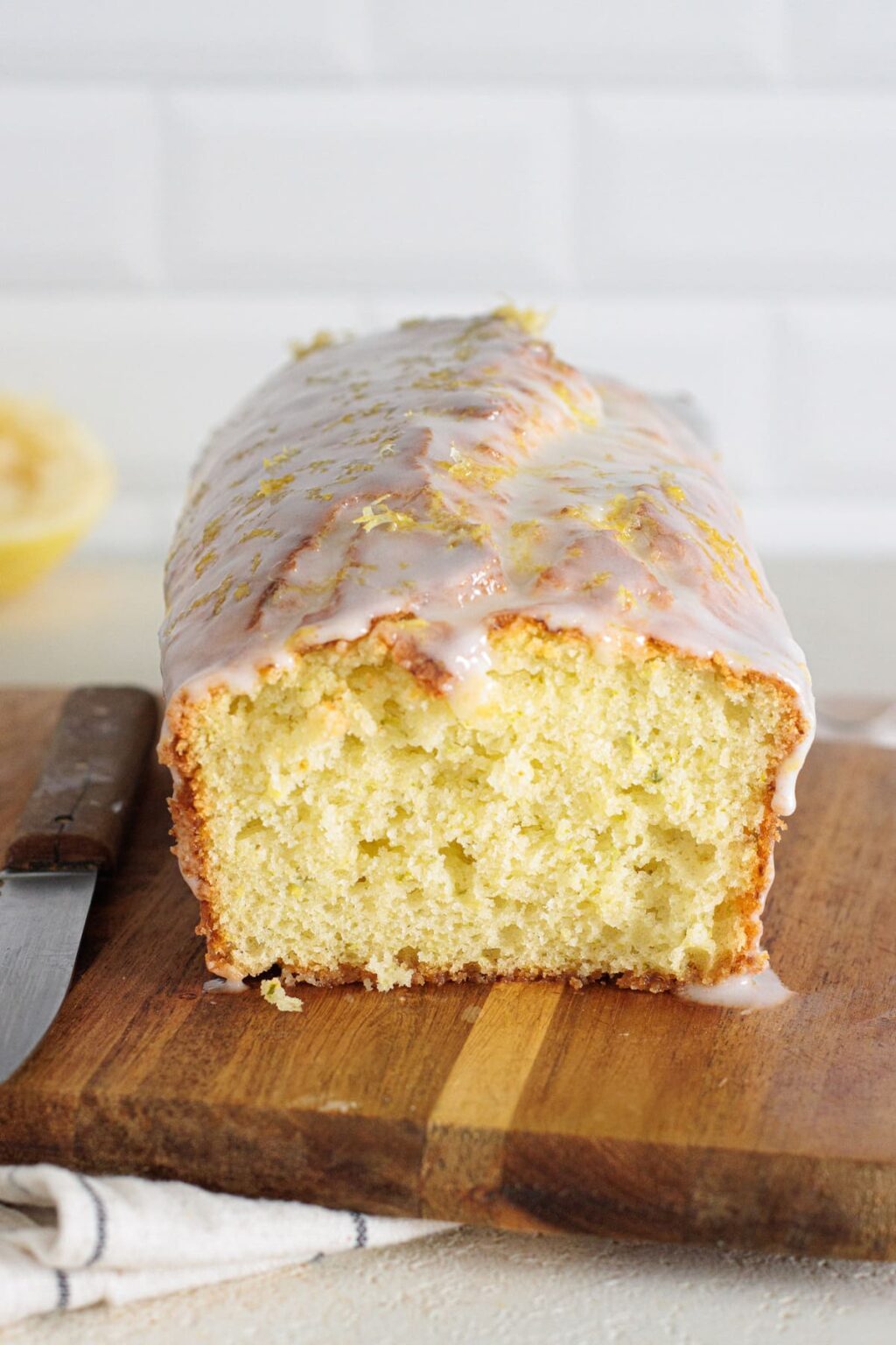 Moist Lemon Zucchini Cake with Fresh Lemon Glaze | So Easy!